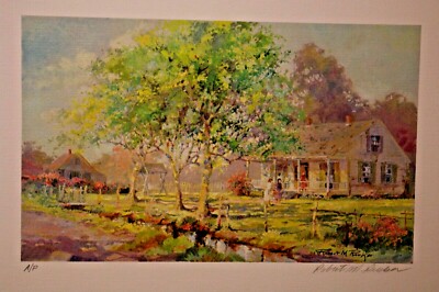 Robert Rucker S A/P print "Gossipping" | eBay