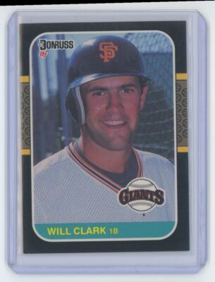1987 Donruss Will Clark Rookie . San Francisco Giants #66 | eBay