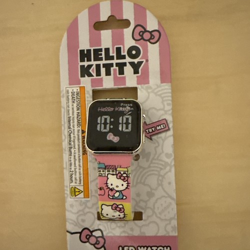 New Hello Kitty LED Digital Watch HK4161 Youth Pink | eBay