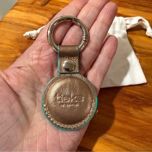 Tieks Bronze Leather Air Tag Holder 2025 Advent Calendar Exclusive | eBay