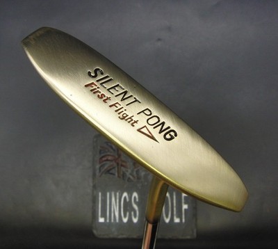 First Flight Silent Pong Putter 88cm Length Steel Shaft West Golf Grip ...