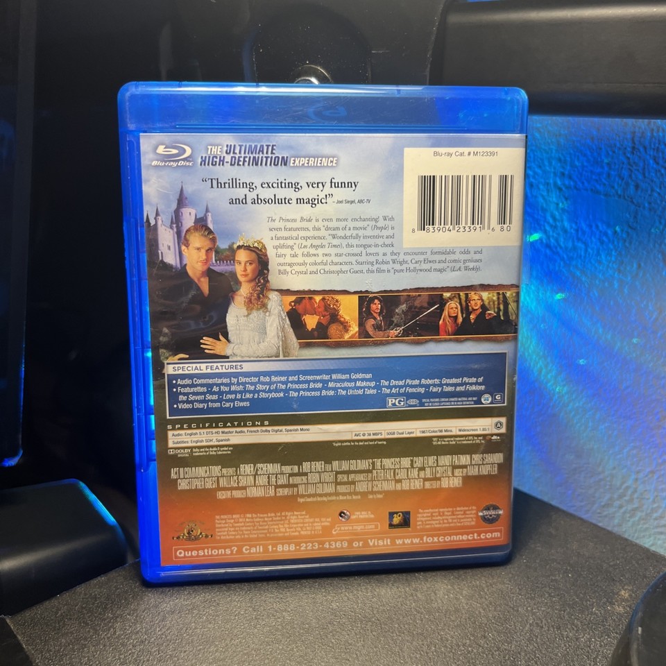 The Princess Bride Blu-ray 20th Anniversary Edition Cary Elwes ...
