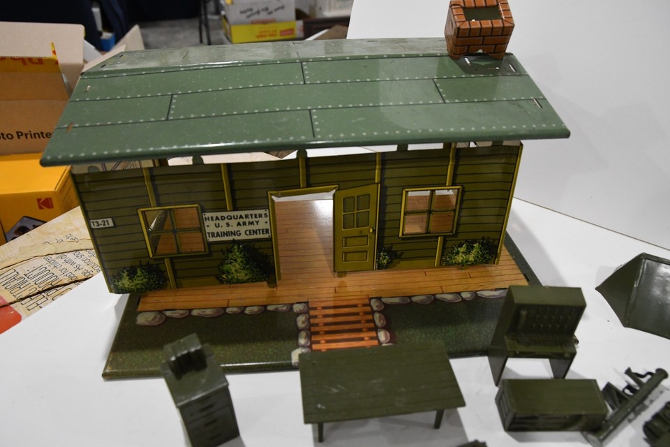 Vintage Marx US Army Headquarters Training Center Model T3-21 Litho Tin ...
