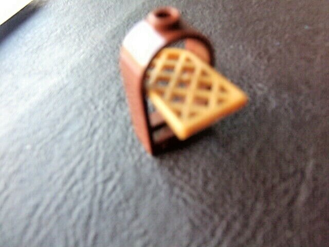 Lego-30044+29170-Window +Lattice panel 1x2x2.66 with rounded top (x1 ...