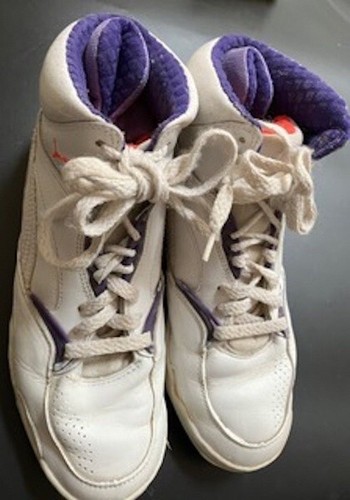 Women’s Vintage Retro Classic White High Top Puma Tennis Shoes. Size 7 ...