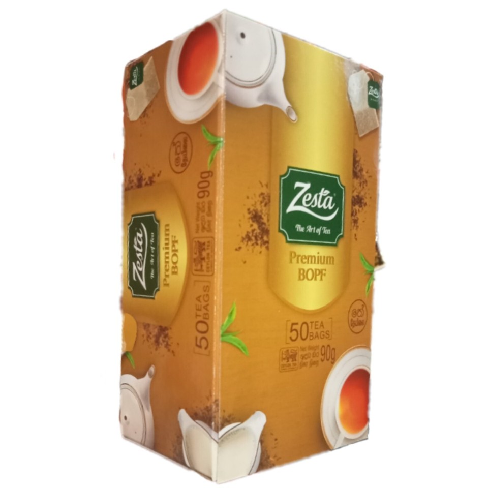 CEYLON ORGANIC BLACK TEA ZESTA PREMIUM 25 BAGS BOPF 100% NATURAL HIGH ...