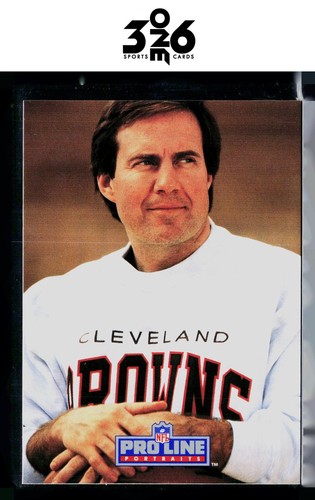 Bill Belichick 1991 Pro Line Portraits #115 Cleveland Browns | eBay