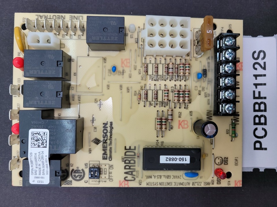 Rodgers Emerson White Carbide Control Board 50A55-289-05 PCBBF112S. | eBay