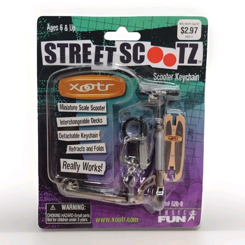 Vintage Street Scootz Basic Fun Razor Scooter Keychain #820-0 SEALED | eBay