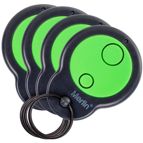 Merlin M842 M842R Keyring Two Button Garage Door Remote Control x4 ...