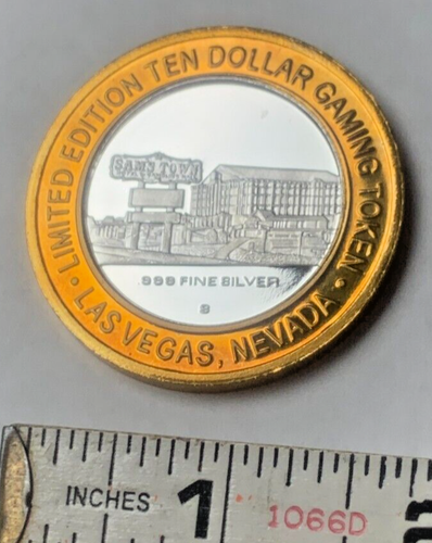 Sam's Town Las Vegas Centennial 1905 - 2005 .999 Silver $10 Dollar ...