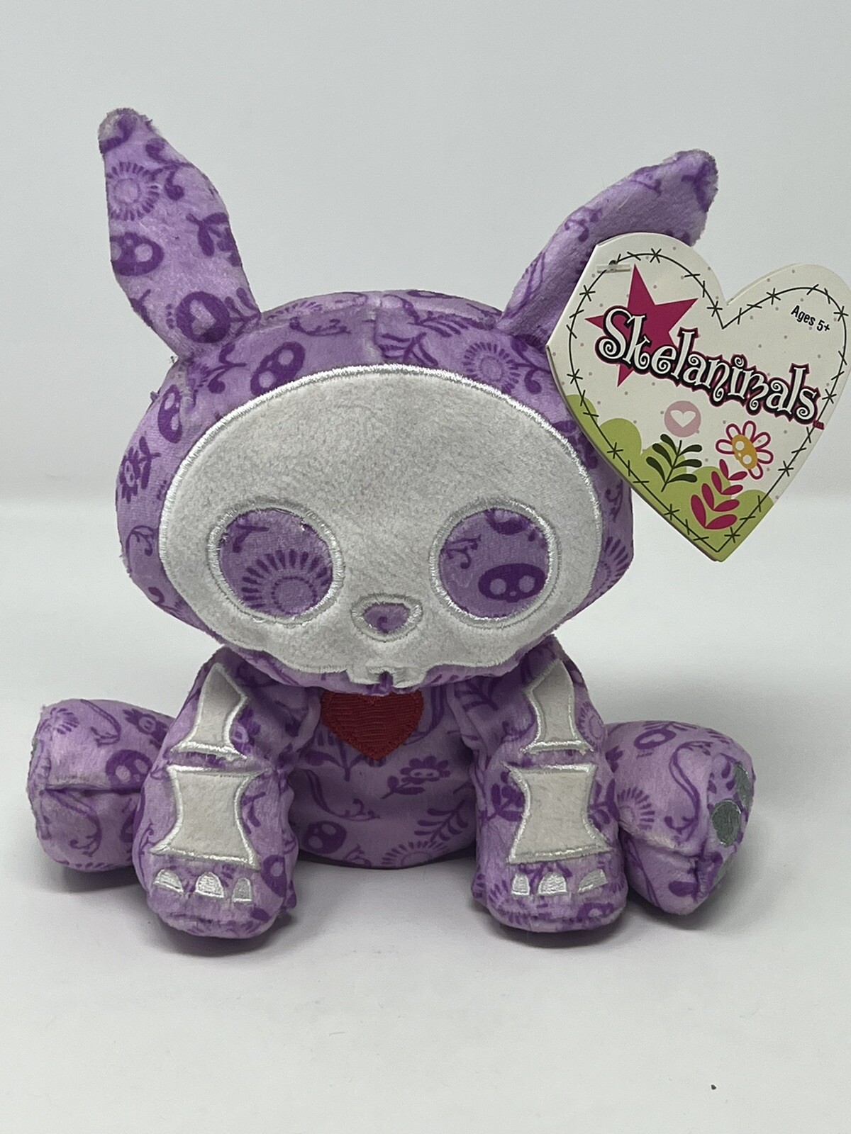 Skelanimals RARE Plush Jack The Rabbit Purple Lavender 2009 NWT | eBay