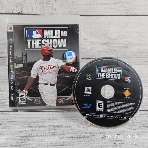 MLB 08 The Show (PS3, Playstation 3, 2008) Case, Cover & Disc | Tested ...