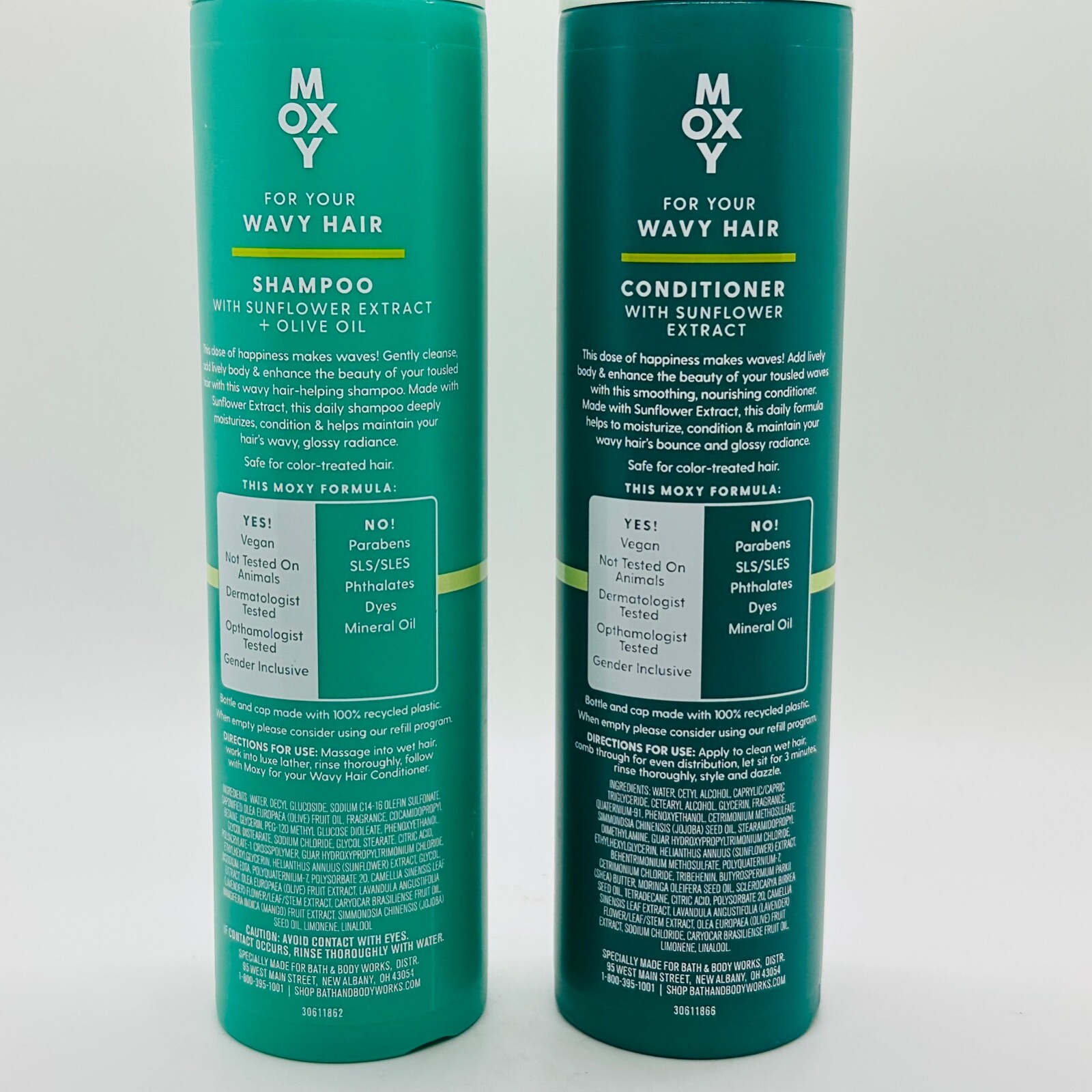 Bath & Body Works MOXY Wavy Hair Shampoo & Conditioner Set 10 fl.oz ...