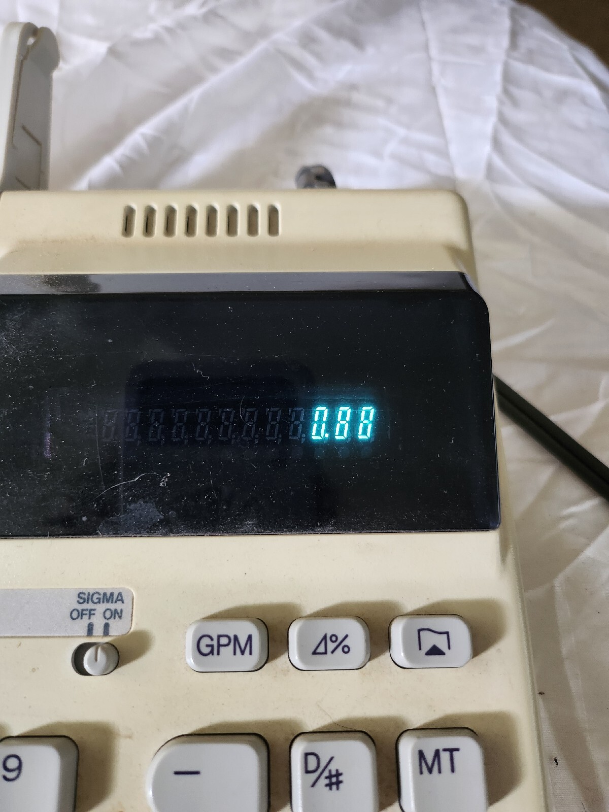 Vintage Texas Instruments TI-5045 II Printing Display Adding Machine ...