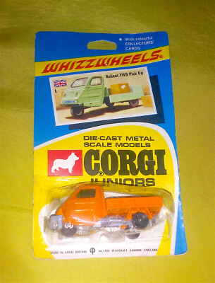 CORGI JUNIORS '70 RELIANT TW9 PICK UP #REF 1 MINT W/BOX | eBay UK