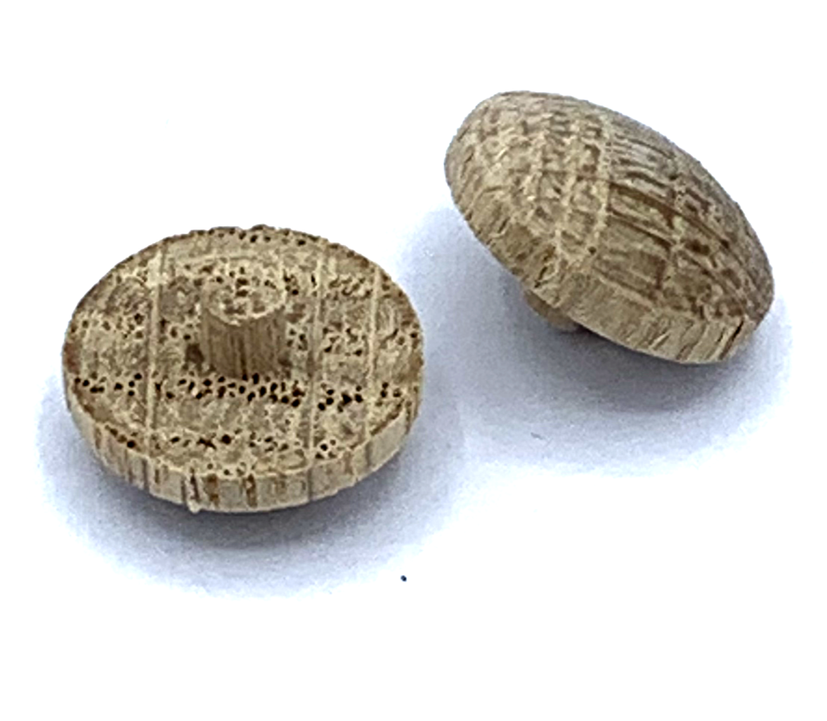 10 X SOLID WOOD COVER CAP SCREW COVER PRESS FIT IN OAK FURNITURE SCREWS ...
