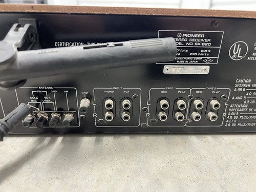 Pioneer SX-820 AM/FM Quartz Locked Stereo Receiver READ DESCRIPTION | eBay