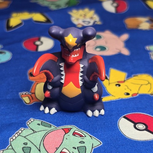 Pokemon Mega Garchomp Figure Finger Puppet 2013 Nintendo Bandai PVC ...