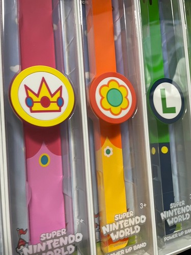 USJ Super Nintendo World Power Up Band 7 set Amiibo Switch Mario gold ...