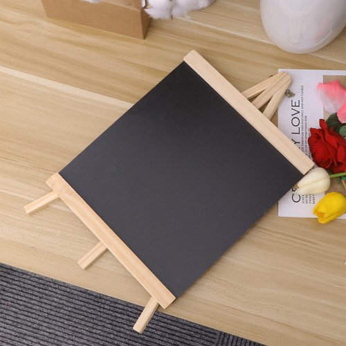 1pc Wooden Mini Message Board Chalkboard with Support for Bar Store ...