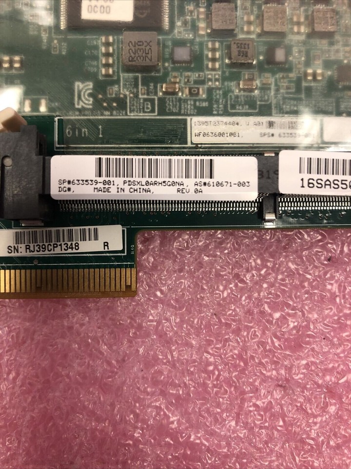 633539-001 HP Smart Array P421/ZM 6G 2-Port Ext PCI-E 3.0x8 SAS ...