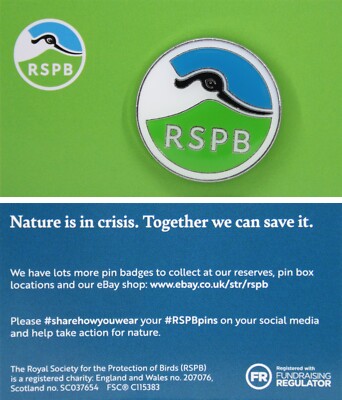RSPB Pin Badge RSPB Logo NIIC P03032 | eBay UK