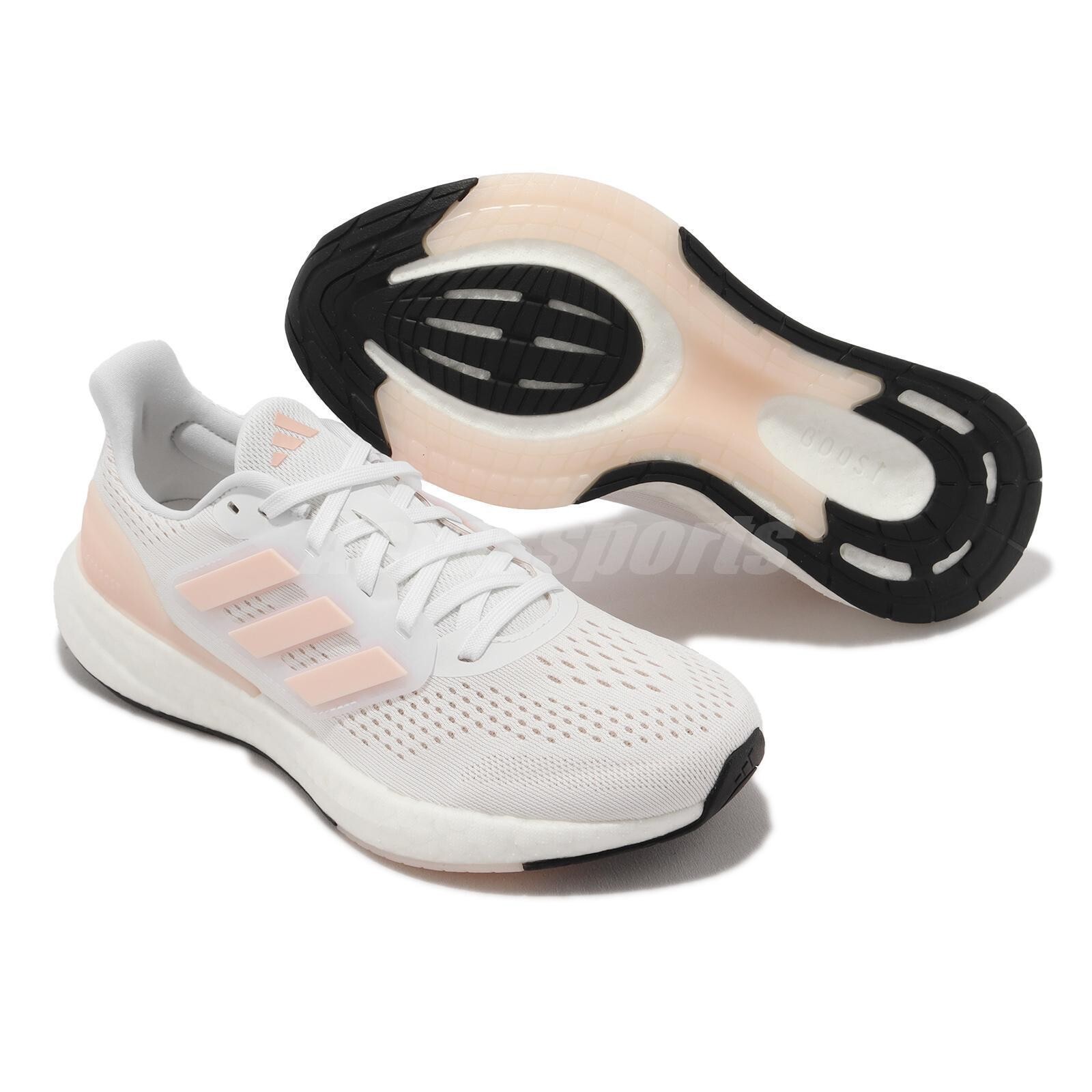 Adidas Pureboost 23 W Footwear White Wonder Quartz Women Shoes IF2392 ...