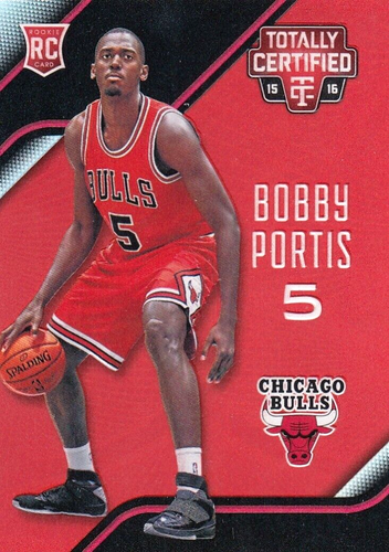 2015-16 Panini Totally Certified Bobby Portis Bulls RC Rookie card ...