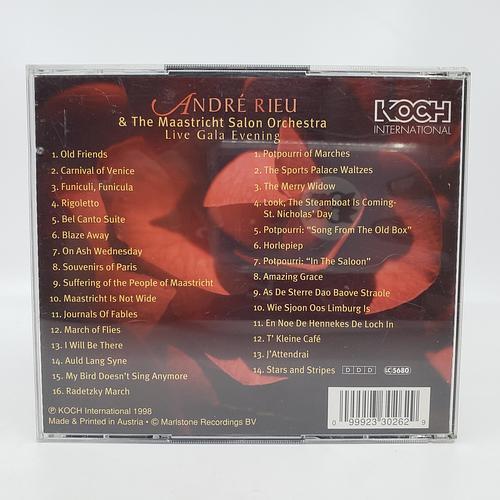 Andre Rieu & The Maastricht Salon Orchestra Live Gala Evening Audio CD ...