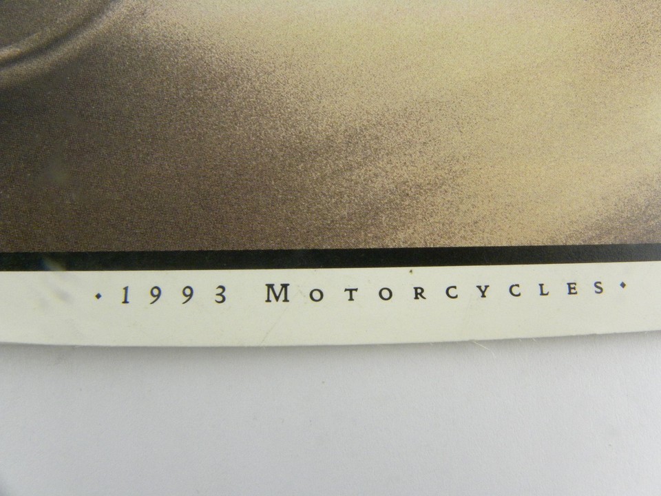1993 Harley-Davidson Motorcycle Brochure XLH FXR FLHS FLS FLHTC ...