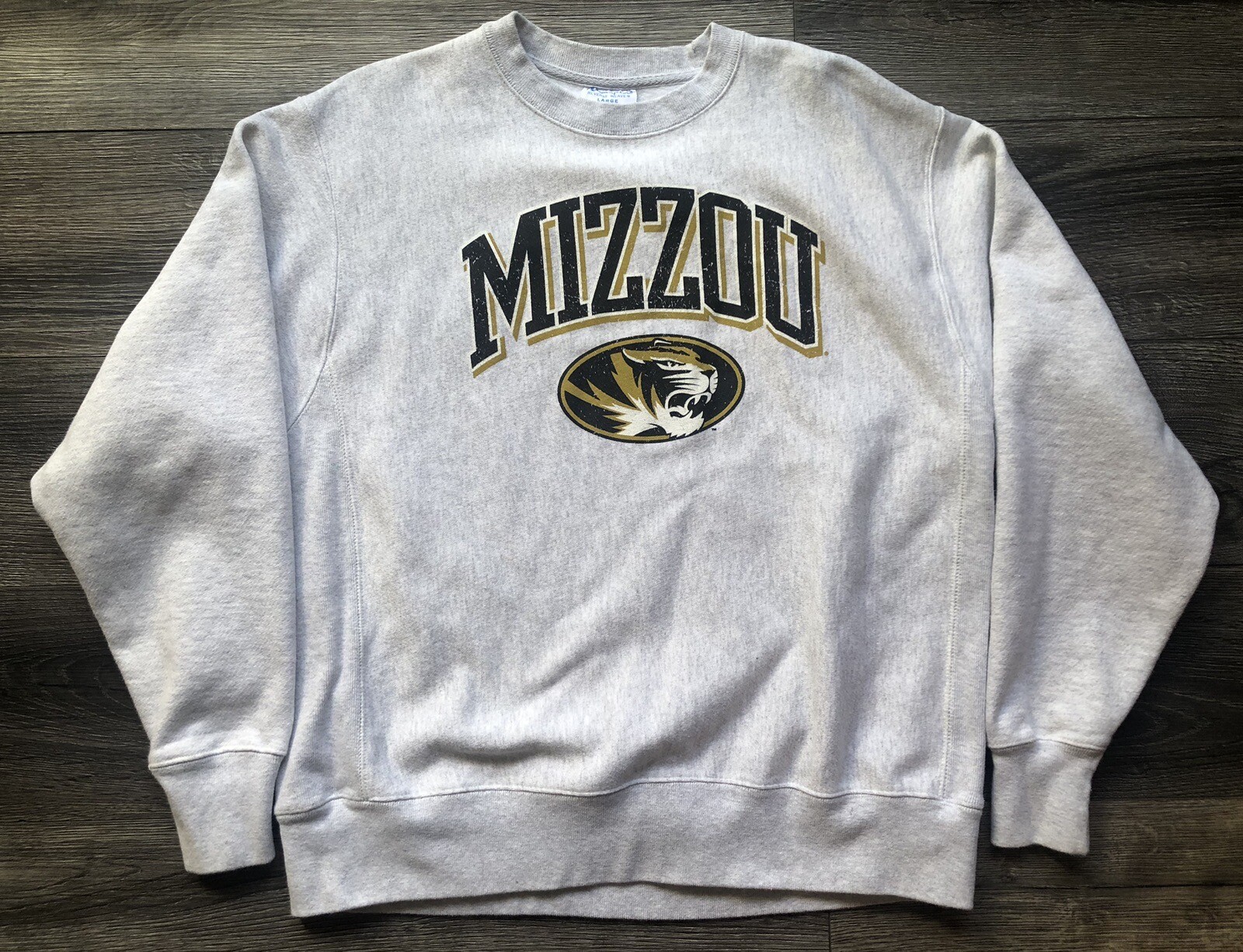 Champion Reverse Weave University Of Missouri Tigers Sweater Crewneck ...