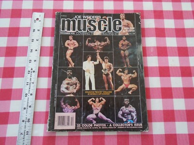 JOE WEIDER'S MUSCLE DECEMBER 1978 COVERING THE BODYBUILDING SCENE ...