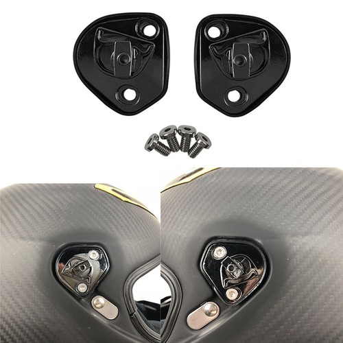 Pair Pivot Kit Base Plate Visor w/ Screws For Pista GP R Corsa ...