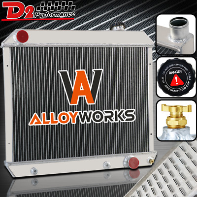 284 4 Row Aluminum Radiator For 1963-1966 Chevy C/K C10 C20 K30 Pickup ...