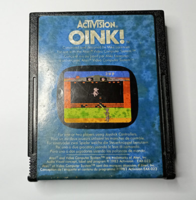 OINK! ATARI 2600/7800/2600 + ACTIVISION EAX-023 Cart only/working PAL ...