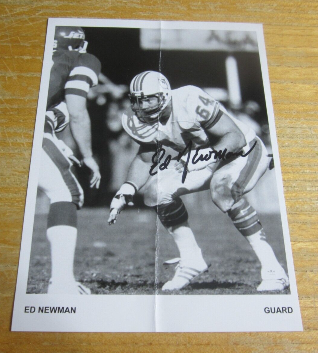 Ed Newman Autographed Signed 6X8 Photo NFL Football Miami Dolphins | eBay