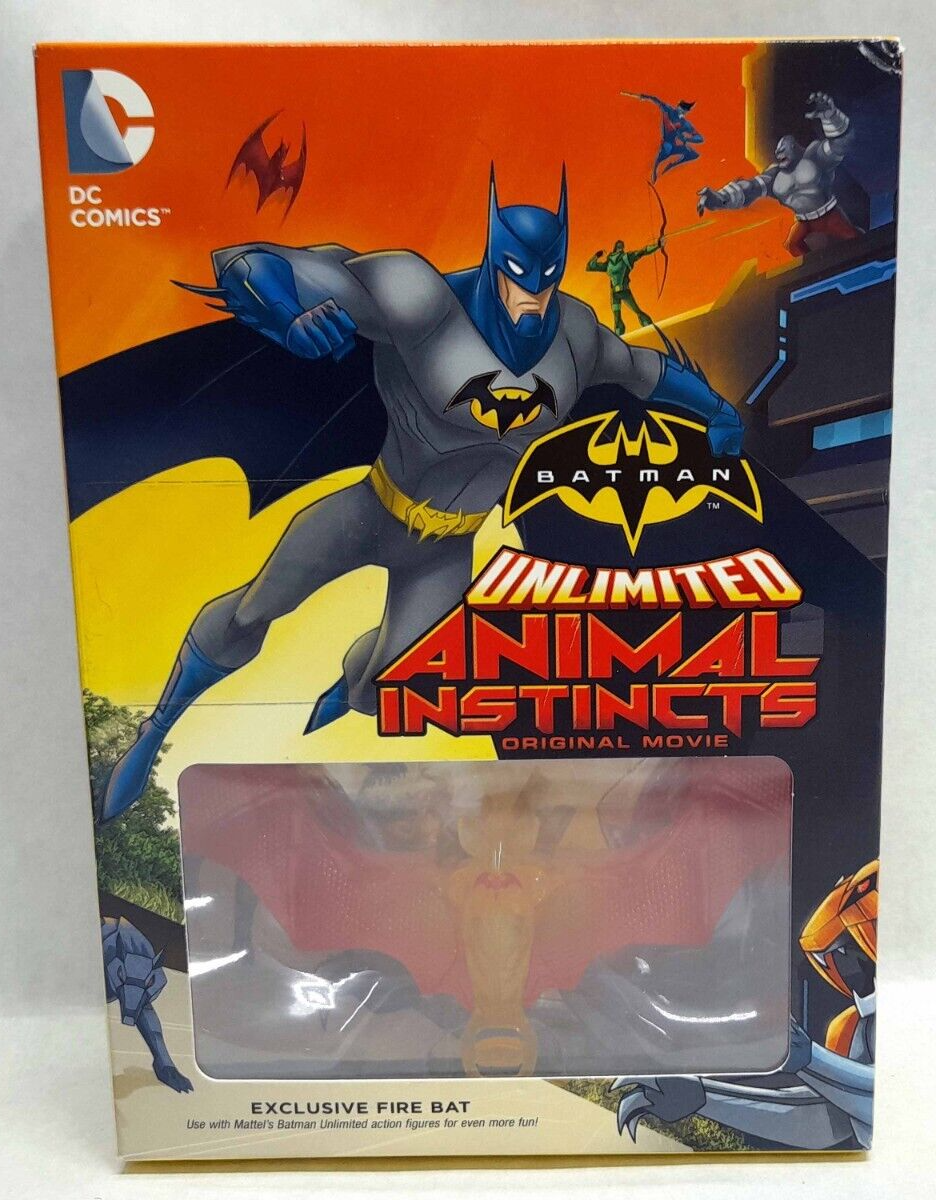 DC Batman Unlimited Animal Instincts DVD Movie w/ Exclusive Fire Bat ...