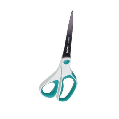3M Scotch 8" Scissor super Sharp Precision Scissor Smooth Handle Green ...