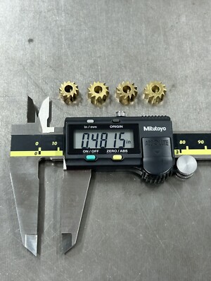 1 PCS. SOLID BRASS RATCHET 3/16” BORE 12 TEETH TOWER CLOCK ? WINDING ...