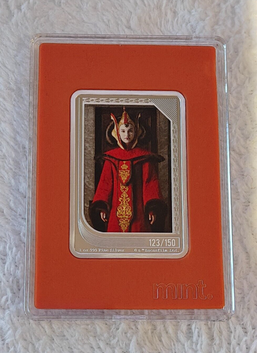 2023 Star Wars Niue Mint Trading Card 1 Oz Silver Padme Amidala #123/ ...