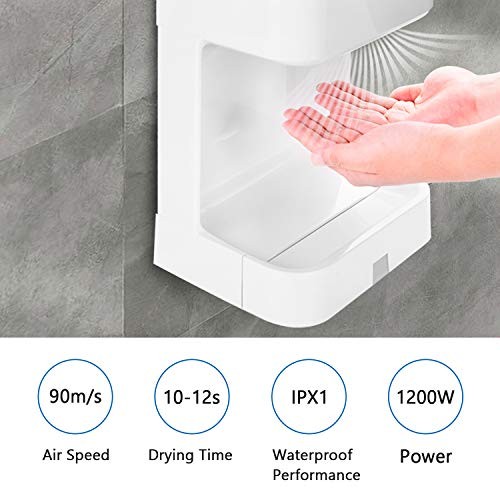 Hand Dryer Automatic Electric Fast Dry High Speed Hand Dryers with | eBay