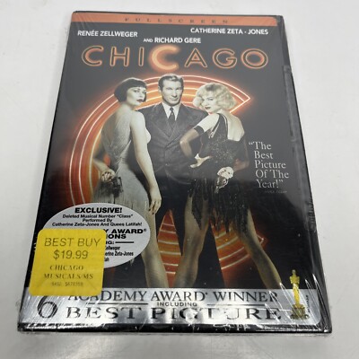 Chicago (DVD, 2003, Fullscreen) Renee Zellweger, Richard Gere- BRAND ...