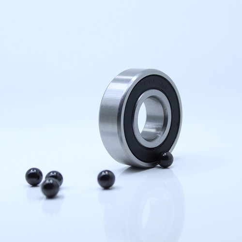 1PC 6201-2RS Ceramic Bearing 12x32x10 mm 6201RS Si3N4 Ball Bearings ...