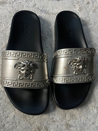 Men's Gold Versace Medusa Slides 9 42 | eBay