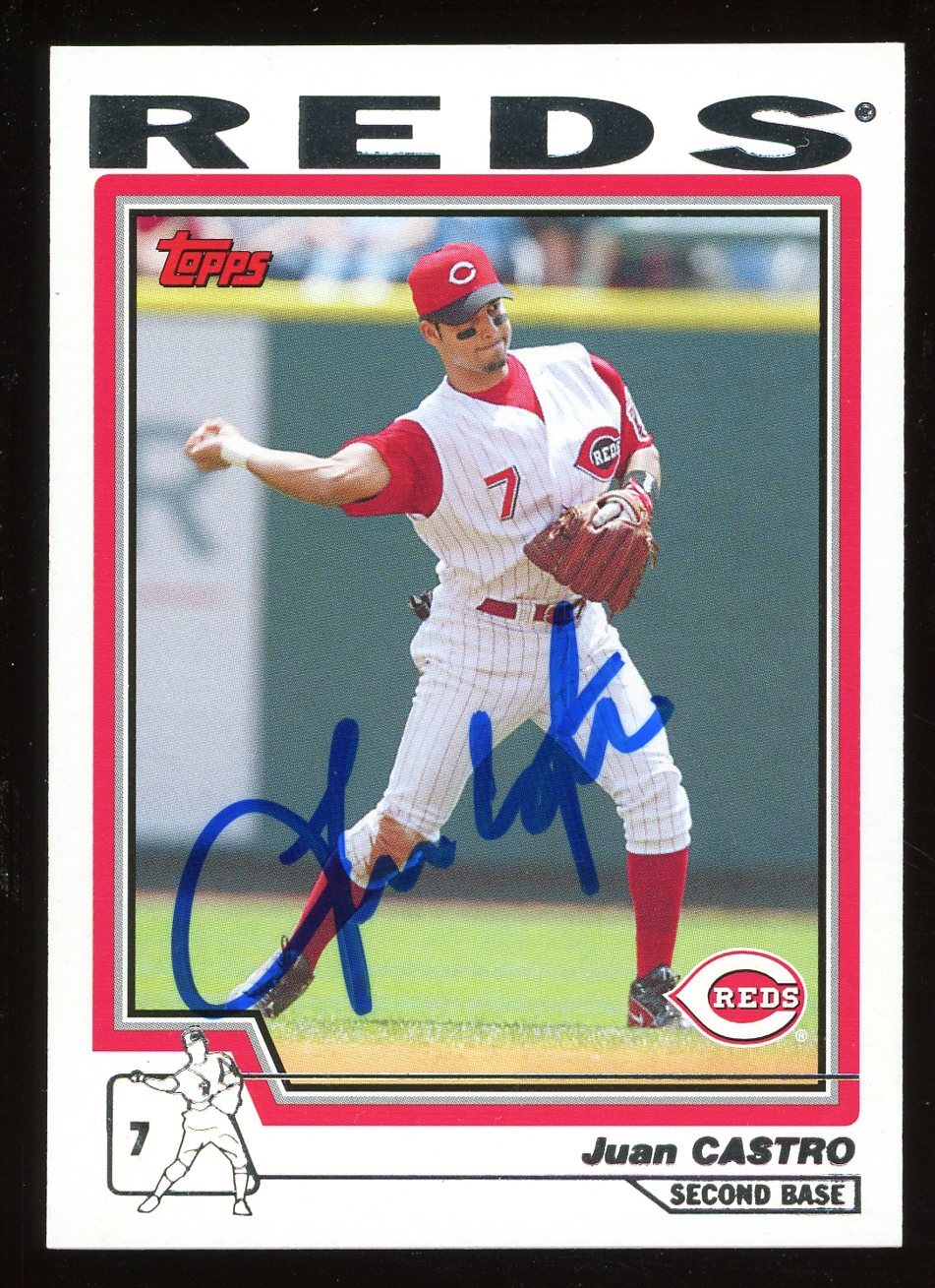 2003 Topps JUAN CASTRO Signed Card autograph AUTO DODGERS REDS | eBay