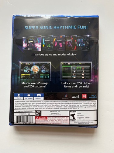 Superbeat XONiC PS4 with 2 CD soundtrack PlayStation 4 New Factory ...