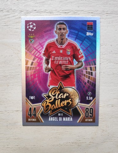 Topps Angel Di Maria Match Attax 2023 2024 Star Ballers SL Benfica | eBay