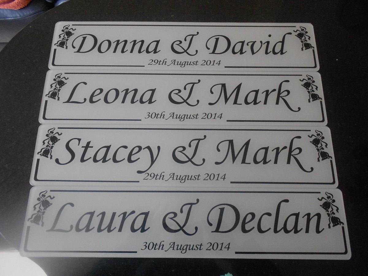 Number Plates Wedding Labels And Stickers Archives Wedding Cards