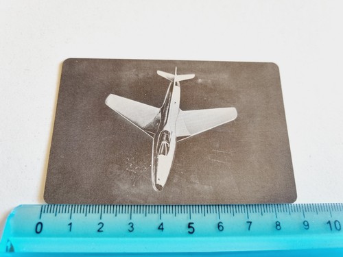 Paper Hunter Fighter British Aircraft Guerra Original Vintage Card New ...
